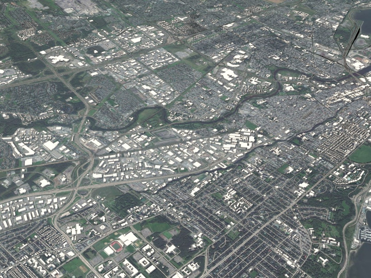 Cityscape Quebec Canada City 3D Model - TurboSquid 1657358