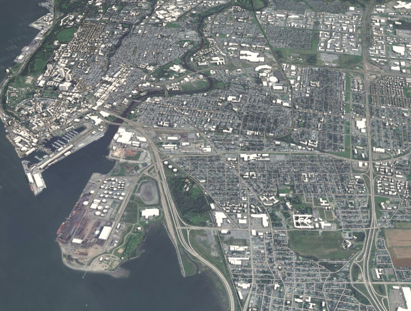 Cityscape Quebec Canada City 3D Model - TurboSquid 1657358