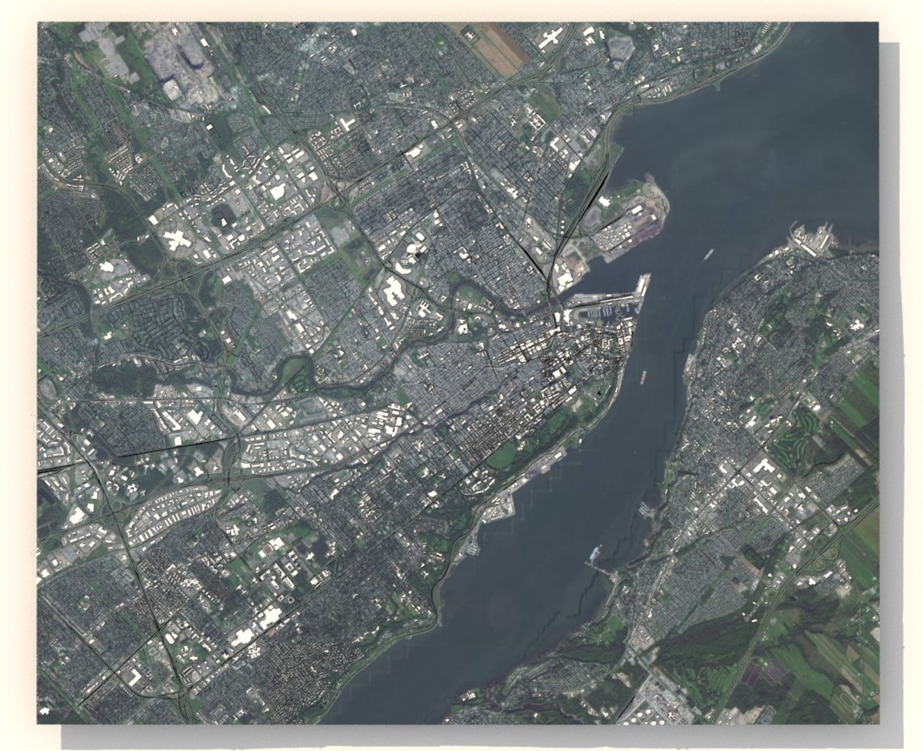 Cityscape Quebec Canada City 3D Model - TurboSquid 1657358
