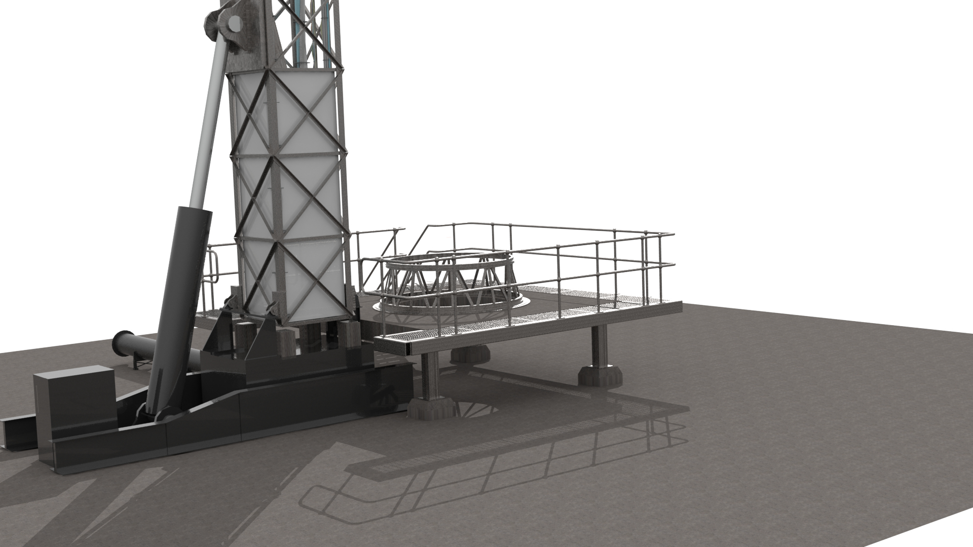 3D mini launch pad rocket - TurboSquid 1654986