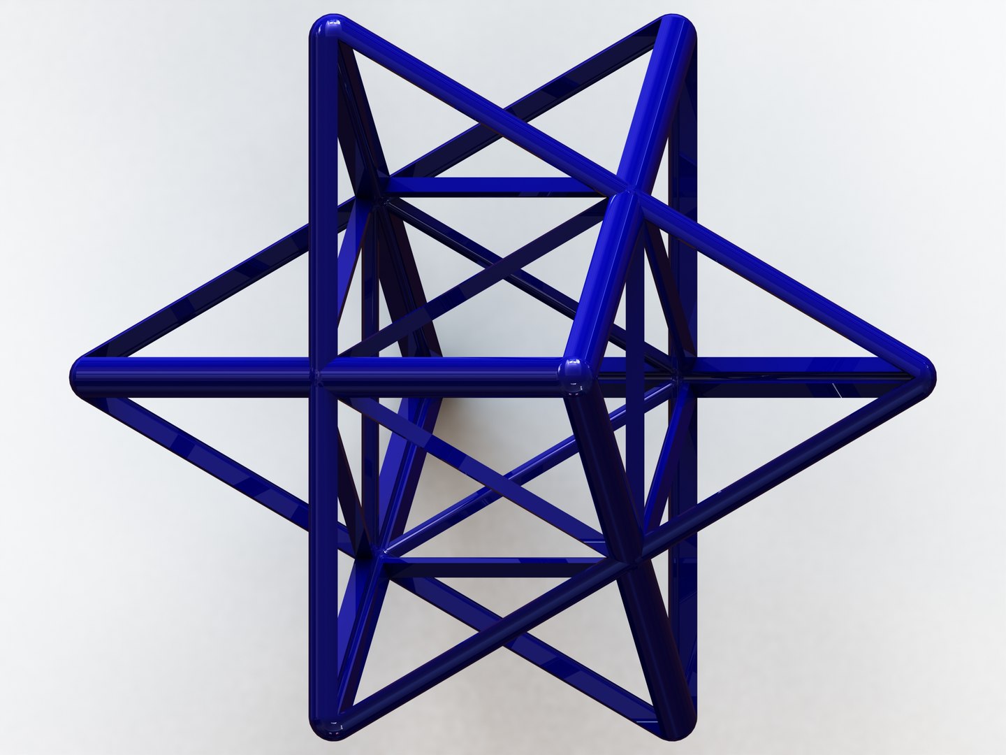 3D Wireframe Shape Stellated Octahedron - TurboSquid 2162830