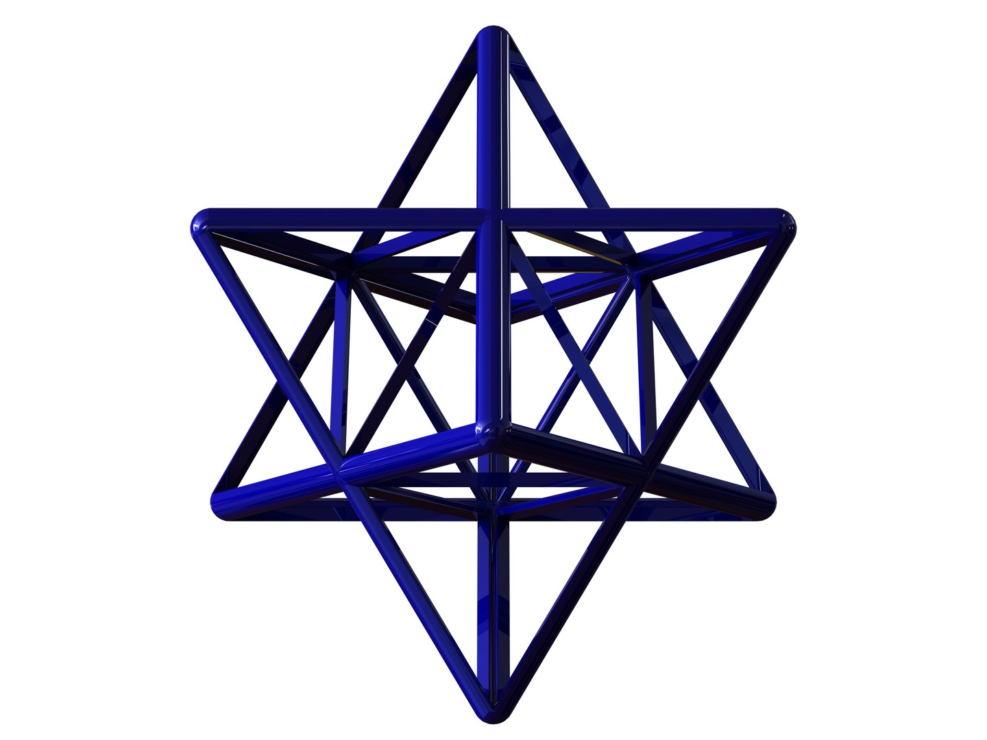 3D Wireframe Shape Stellated Octahedron - TurboSquid 2162830