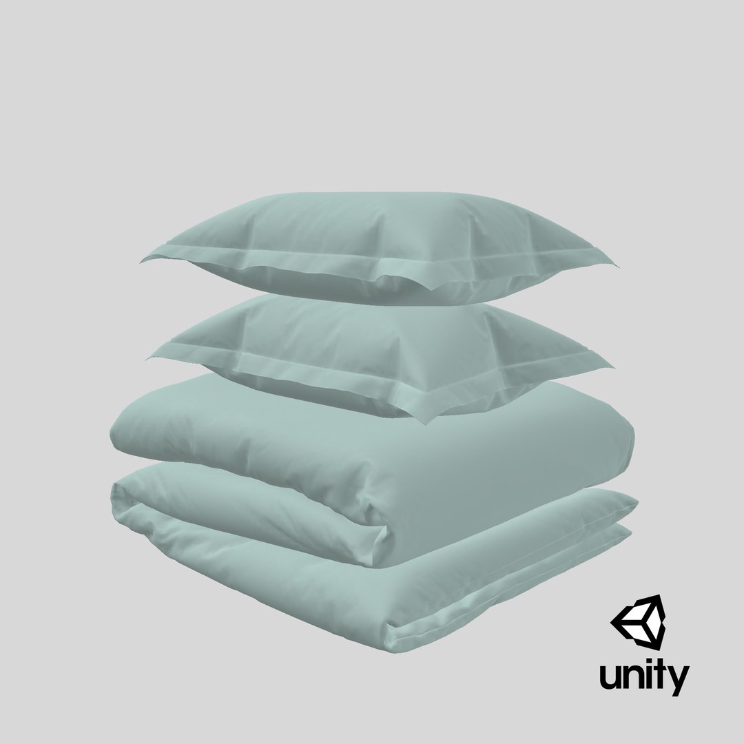 3D Bed Linen Set PBR - TurboSquid 2103810