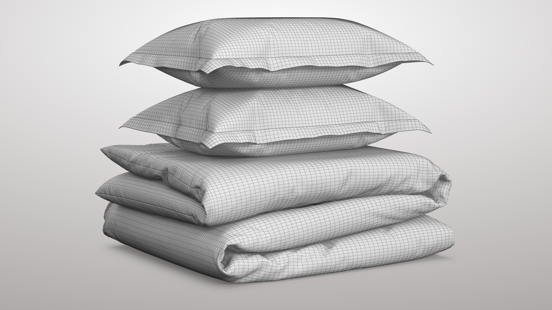 3D Bed Linen Set PBR - TurboSquid 2103810