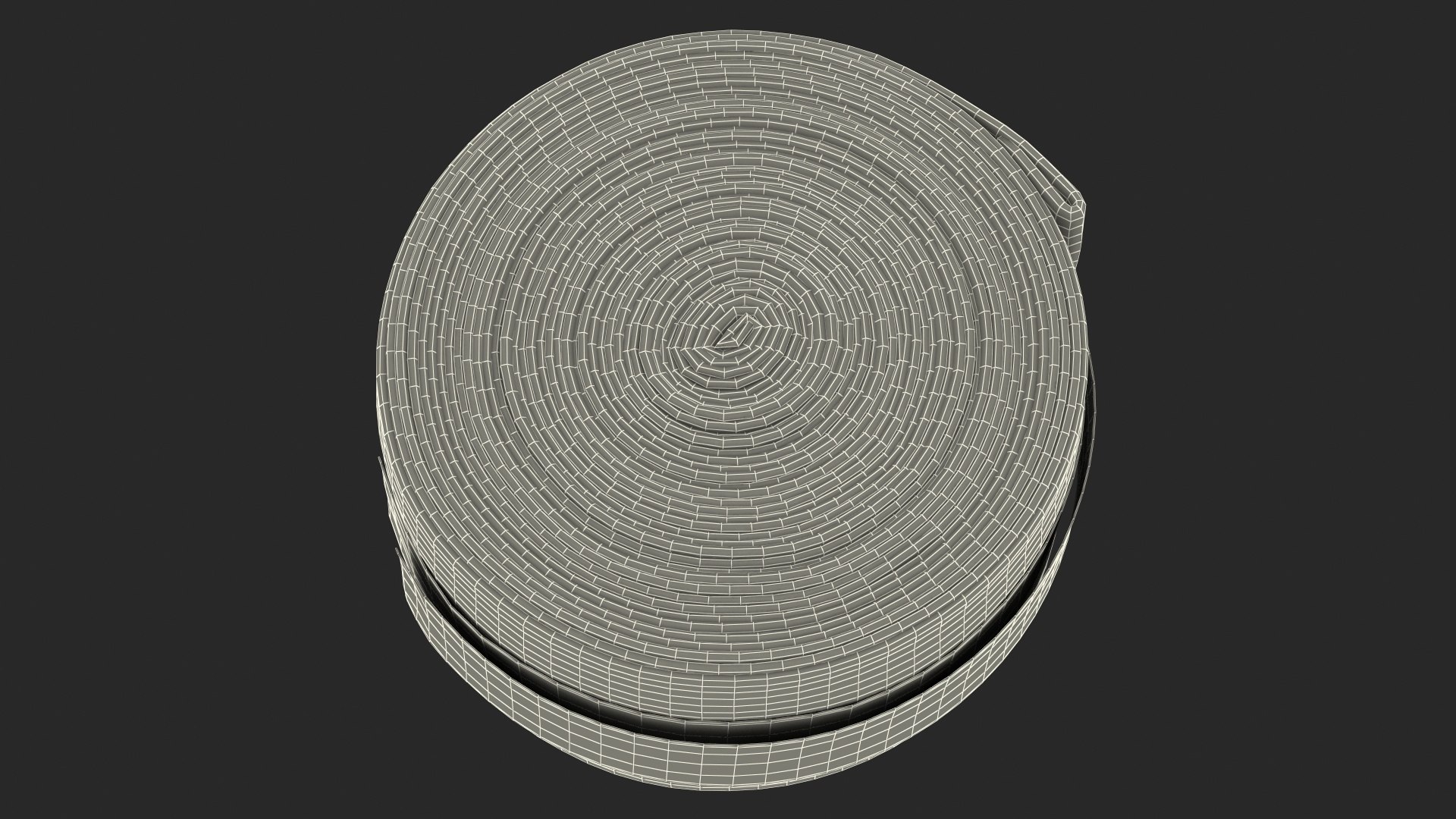 3D Black Boxing Hand Wrap Roll - TurboSquid 1942047