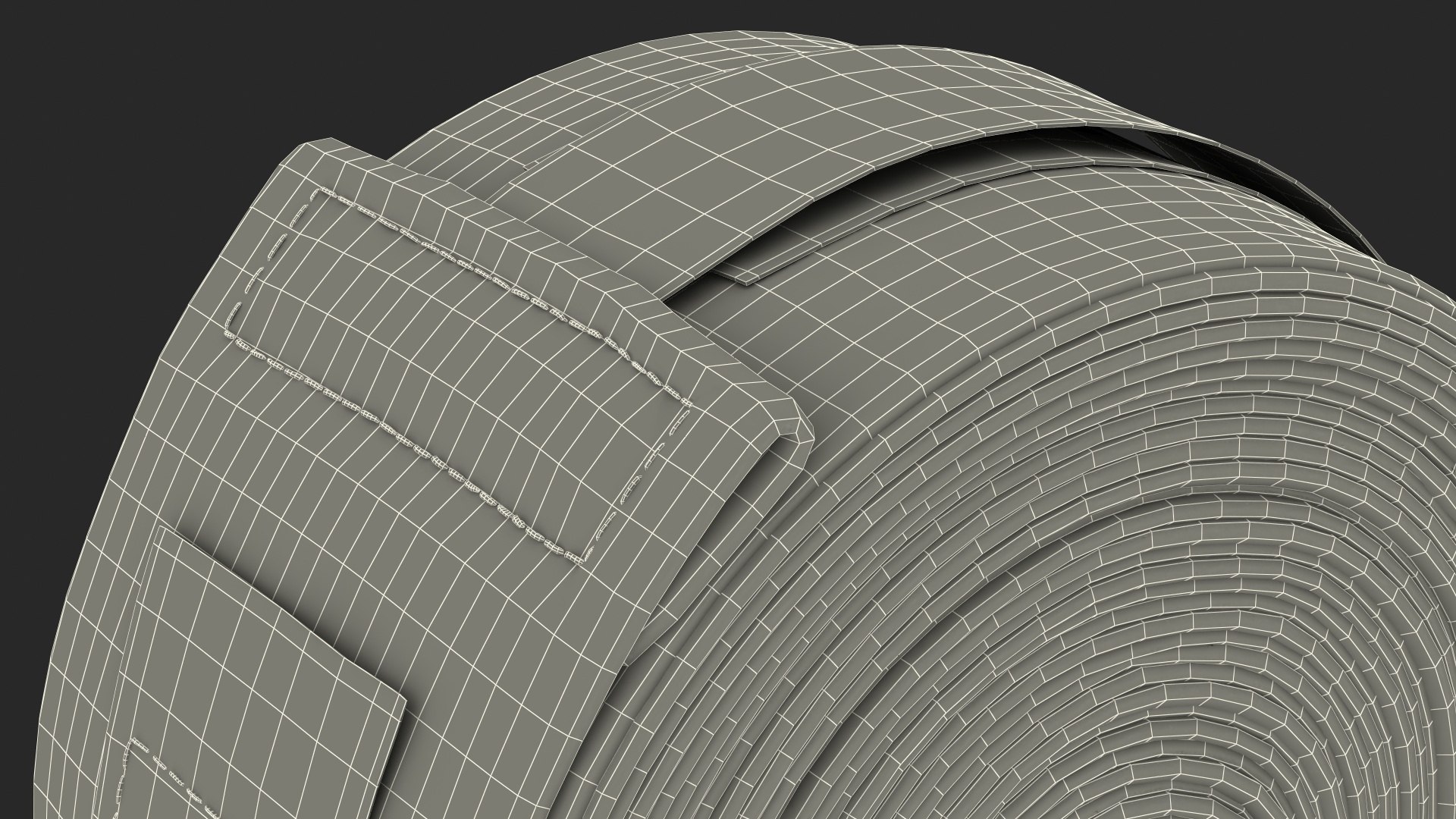 3D Black Boxing Hand Wrap Roll - TurboSquid 1942047