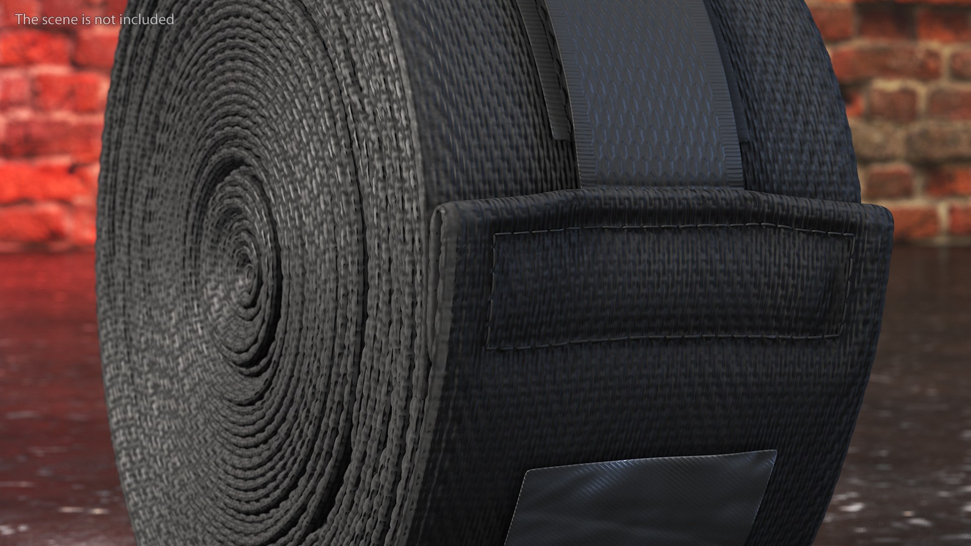 3D Black Boxing Hand Wrap Roll - TurboSquid 1942047