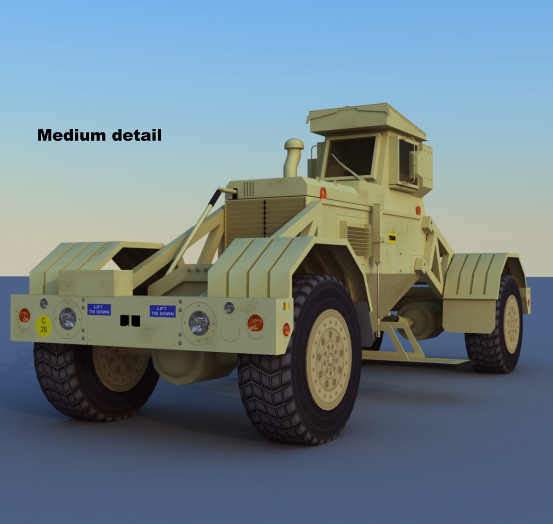 Husky Detection Military Vehicle 3d Max