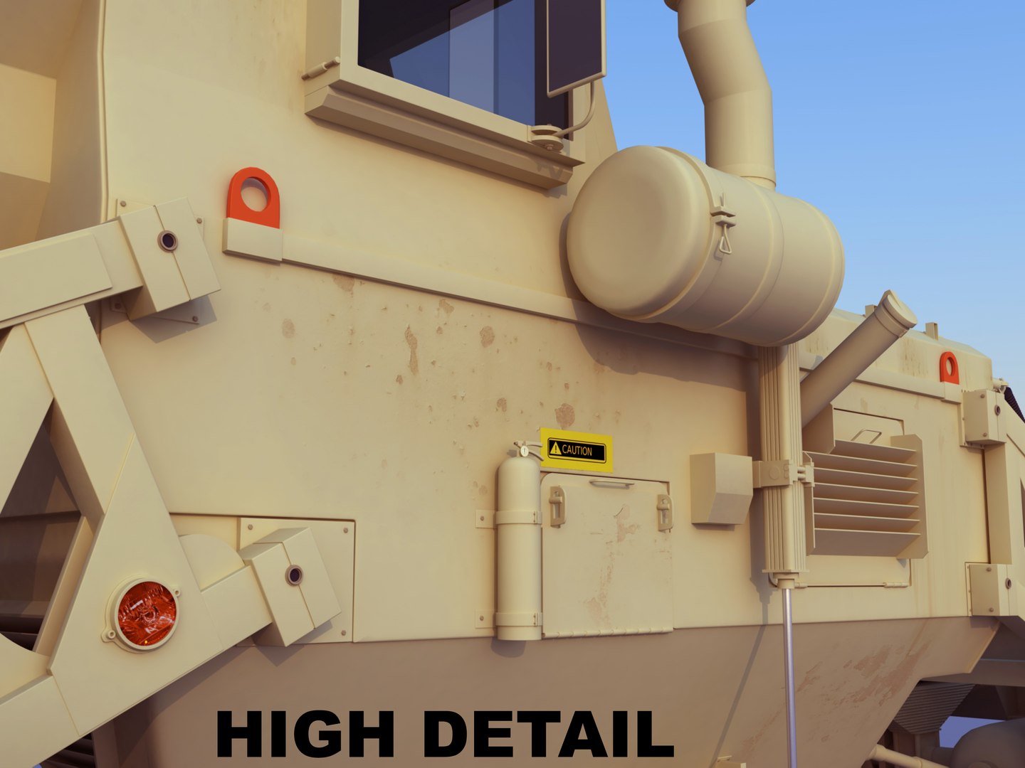 Husky Detection Military Vehicle 3d Max