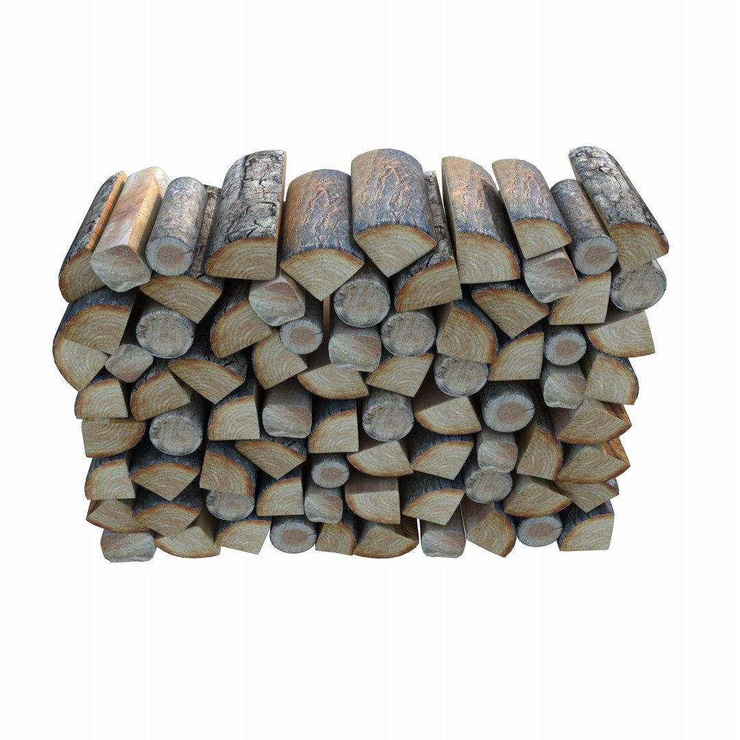 3D Firewood Stack Collection Model - TurboSquid 1911918