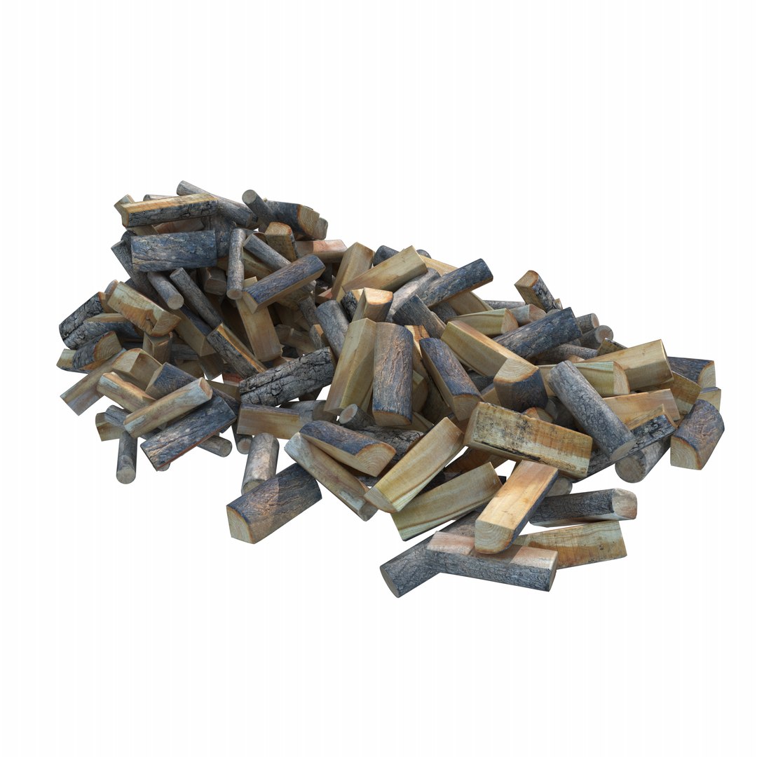 3D Firewood Stack Collection Model - TurboSquid 1911918