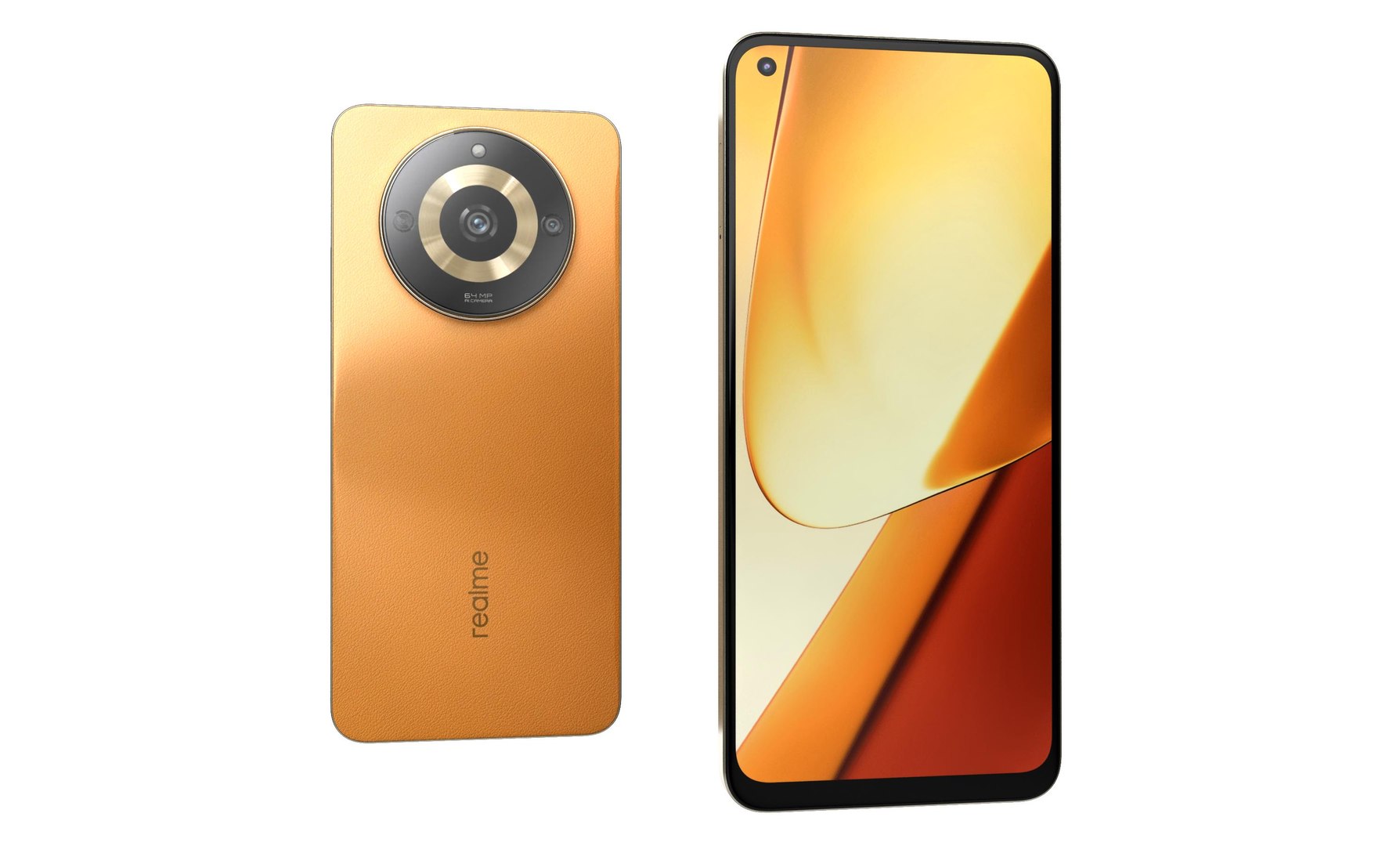 Realme 11 Orange Model - TurboSquid 2079518