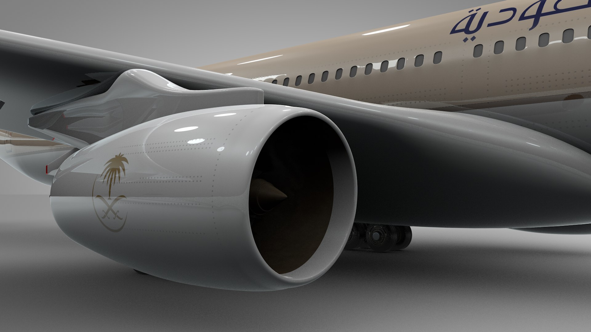 Airbus A330-300 Saudia L370 3D Model - TurboSquid 1463197