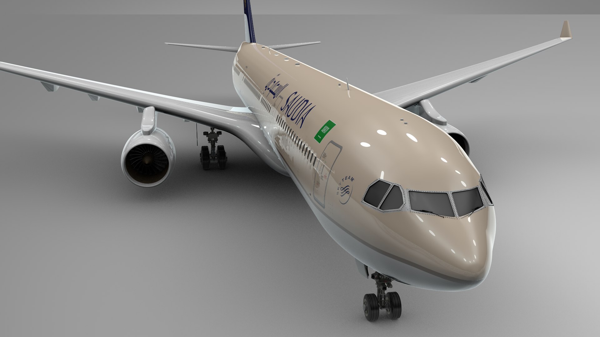 Airbus A330-300 Saudia L370 3D Model - TurboSquid 1463197