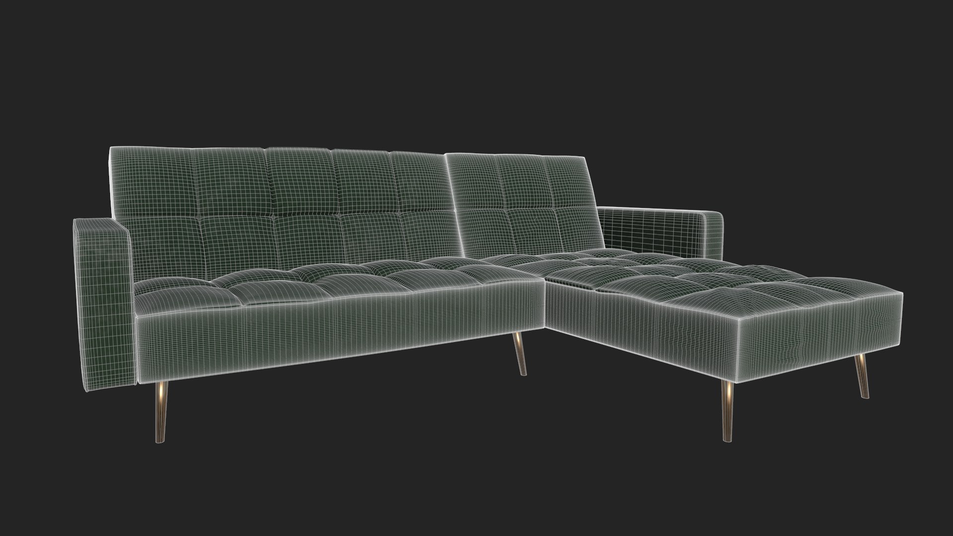 3D Corner Sofa Upholstered Deiondre - TurboSquid 2329571