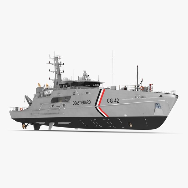 modelo 3d TTS Scarborough CG42 Guardacostas aparejado - TurboSquid 2111847