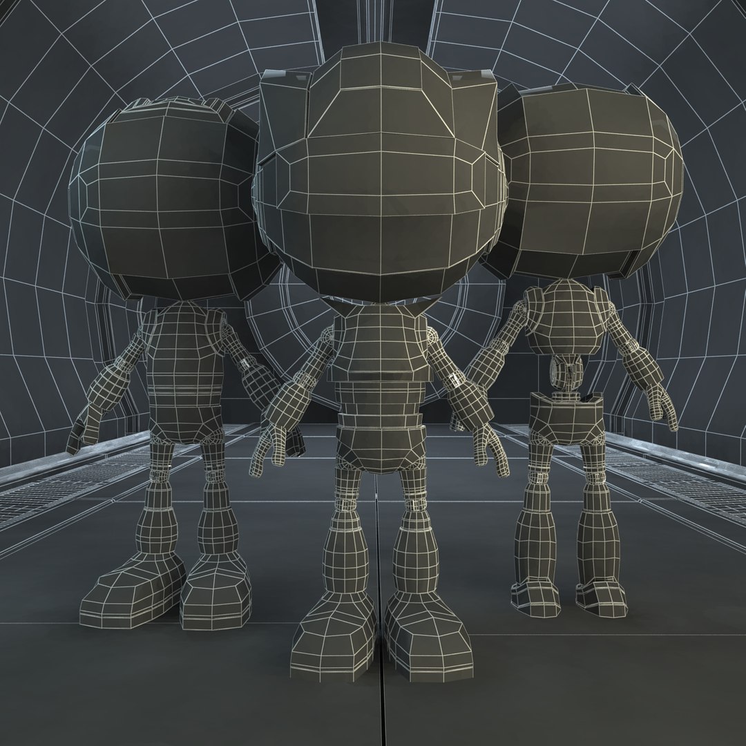 3d Robot Character