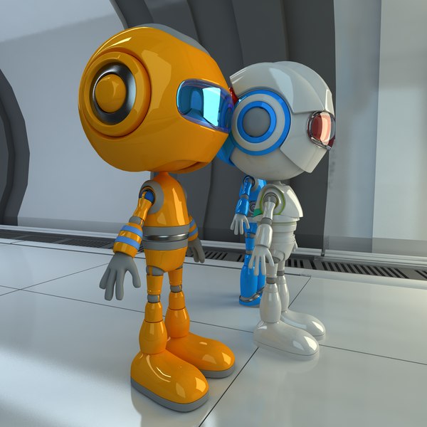 3d robot character