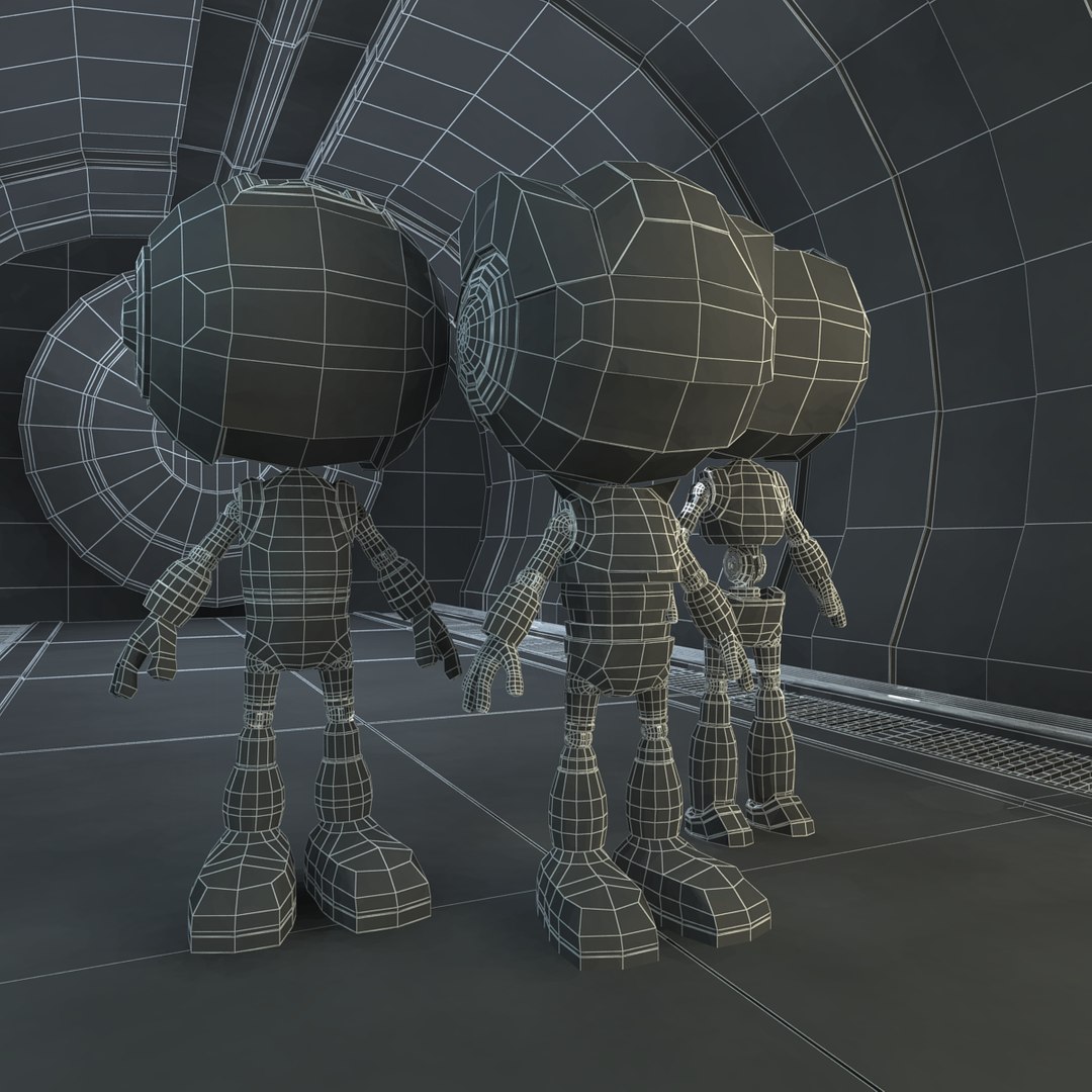 3d Robot Character