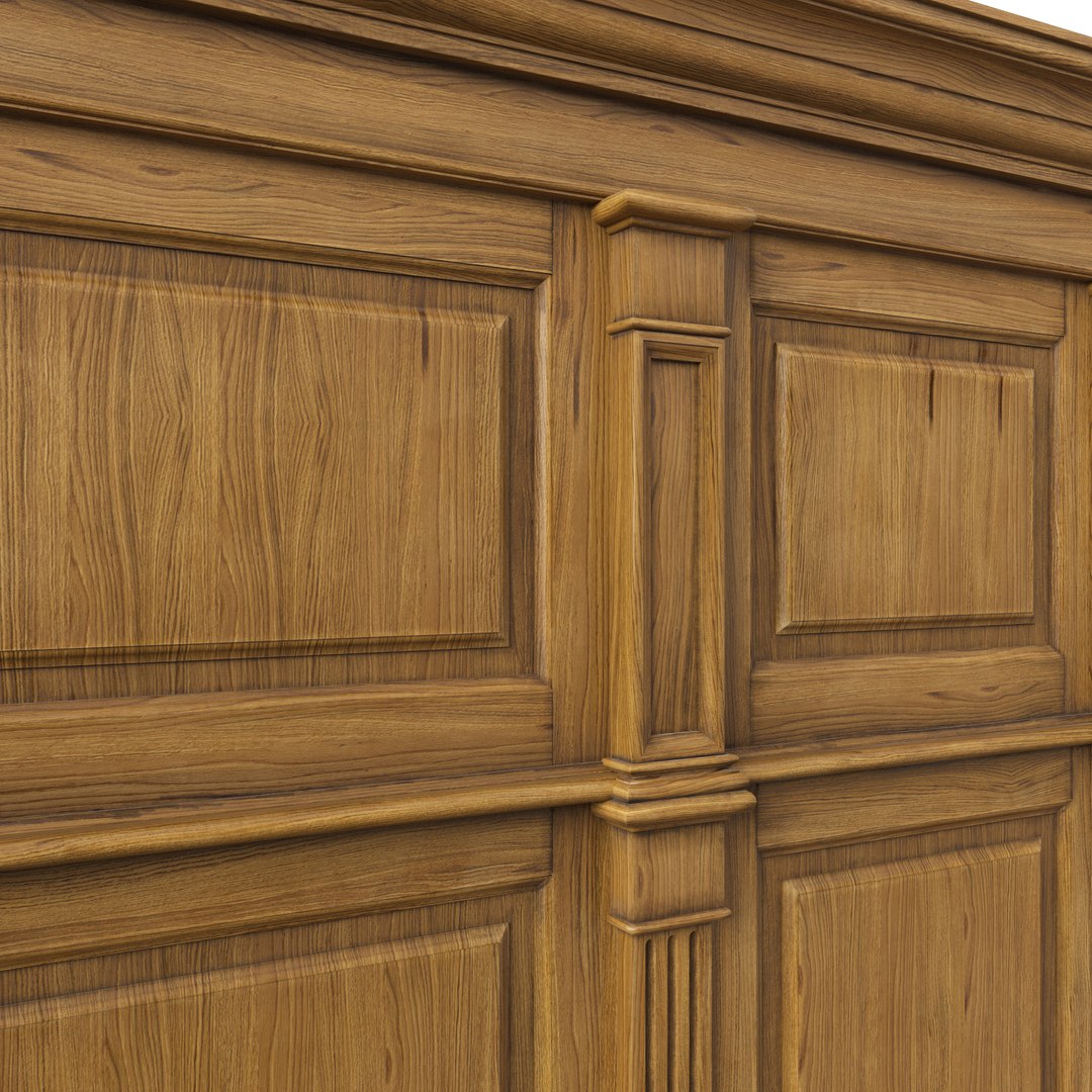 3D model wooden panels wood wall - TurboSquid 1351248