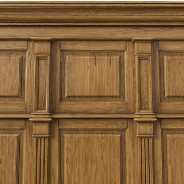 3D model wooden panels wood wall - TurboSquid 1351248