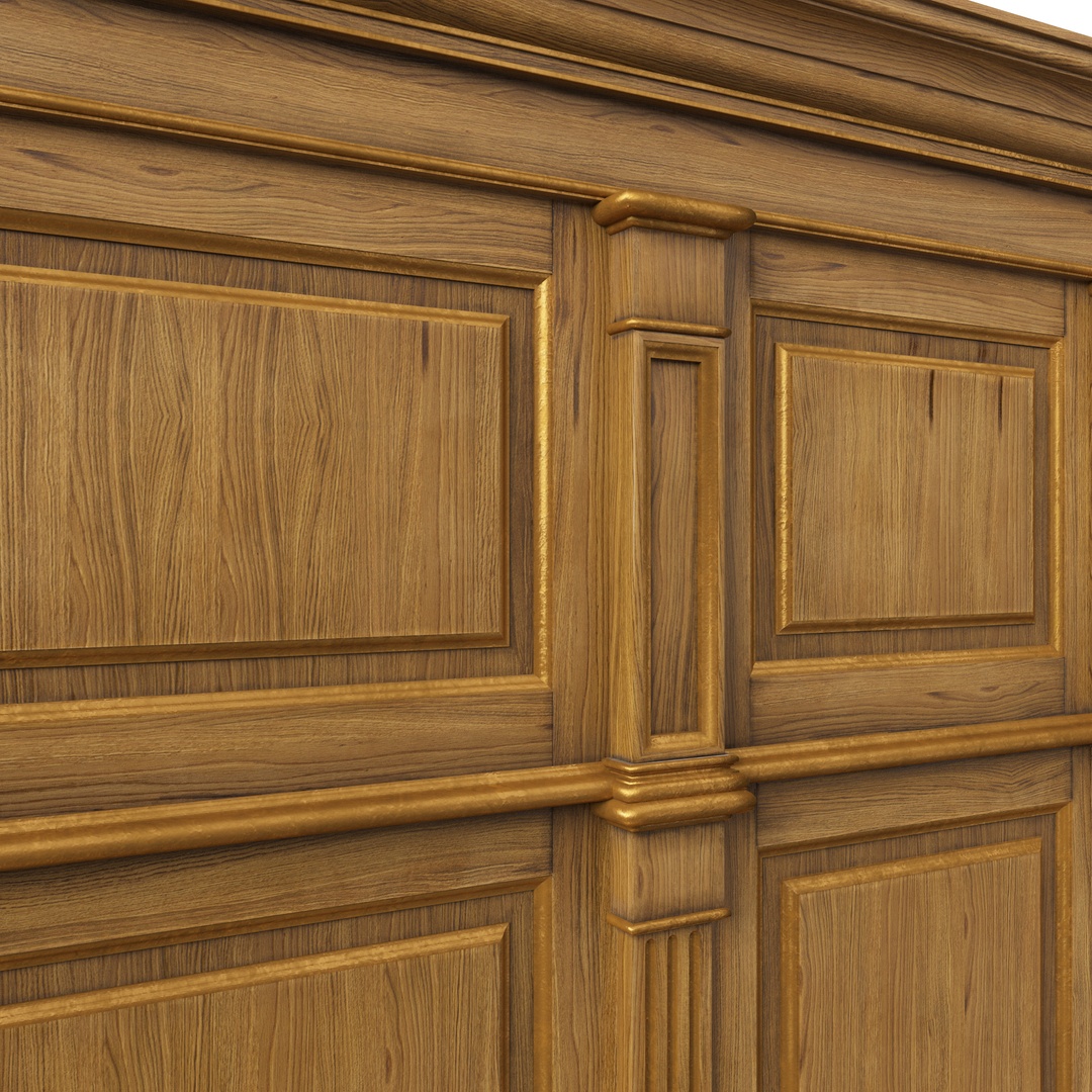 3D model wooden panels wood wall - TurboSquid 1351248