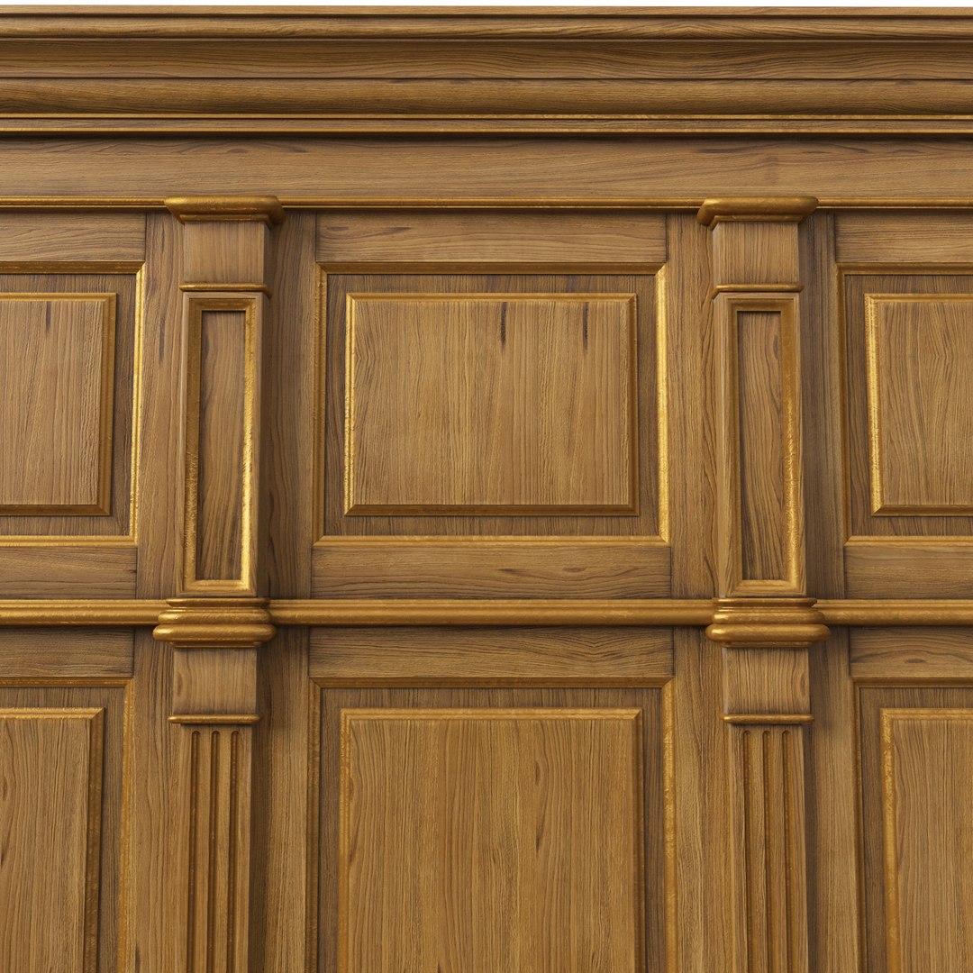 3D model wooden panels wood wall - TurboSquid 1351248