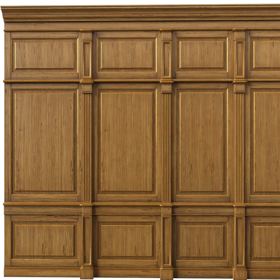 3D model wooden panels wood wall - TurboSquid 1351248