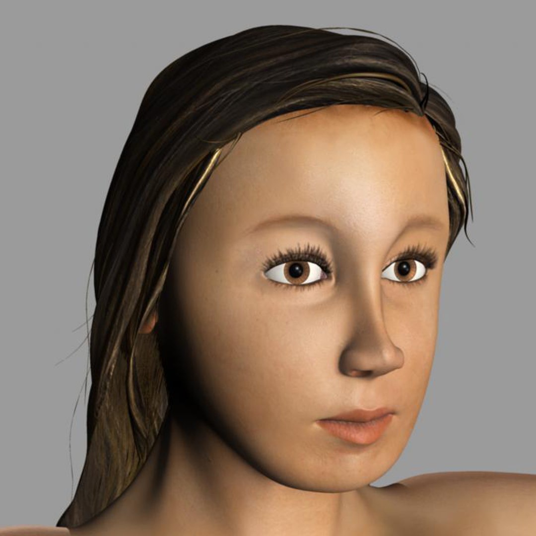 Maya Realistic Human Girl