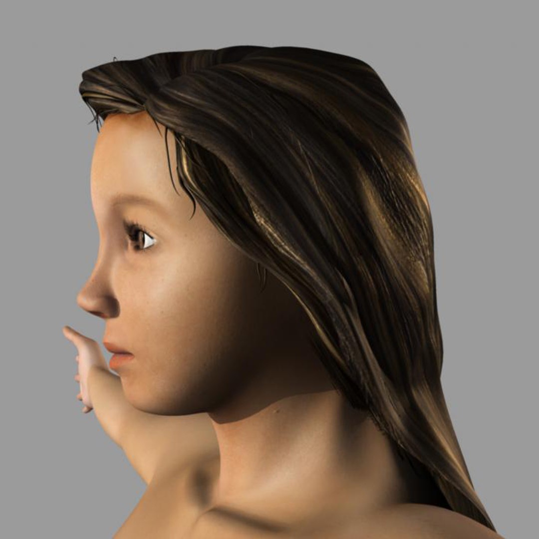 Maya Realistic Human Girl