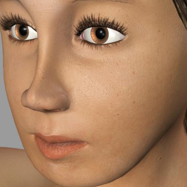 maya realistic human girl