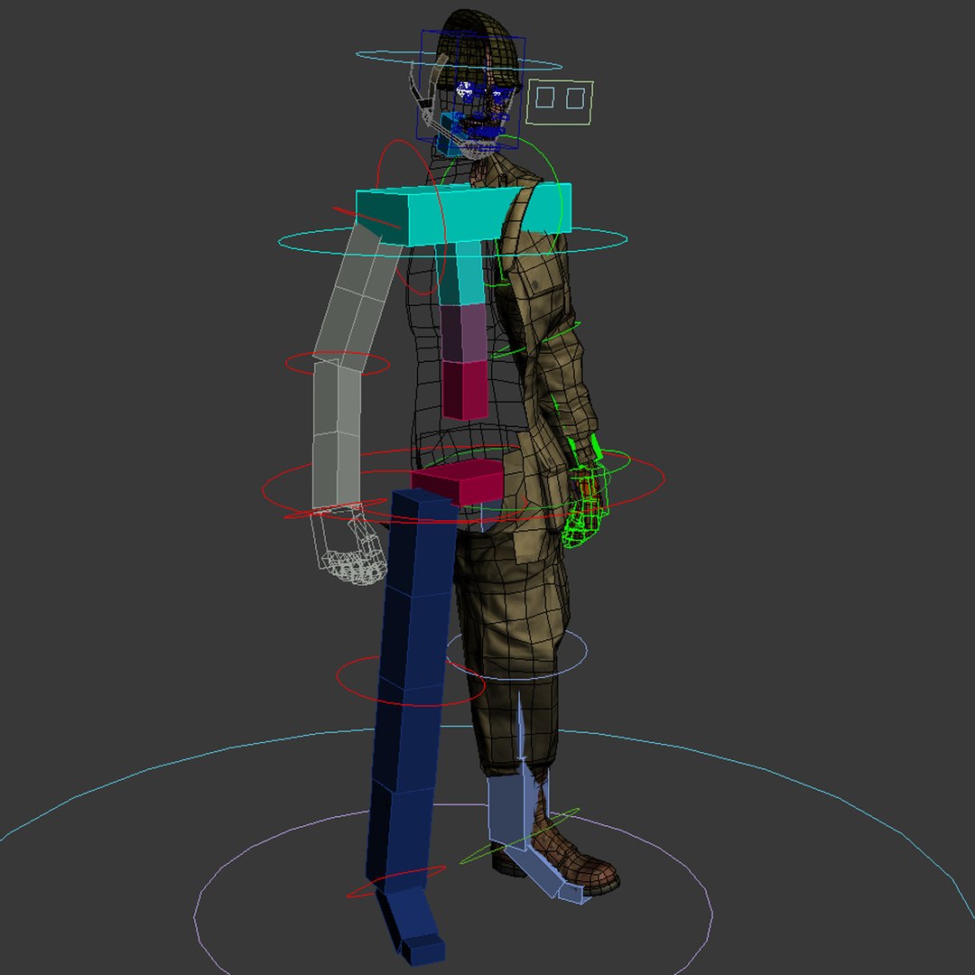 3d Rig Soldier Ww2 Paratrooper