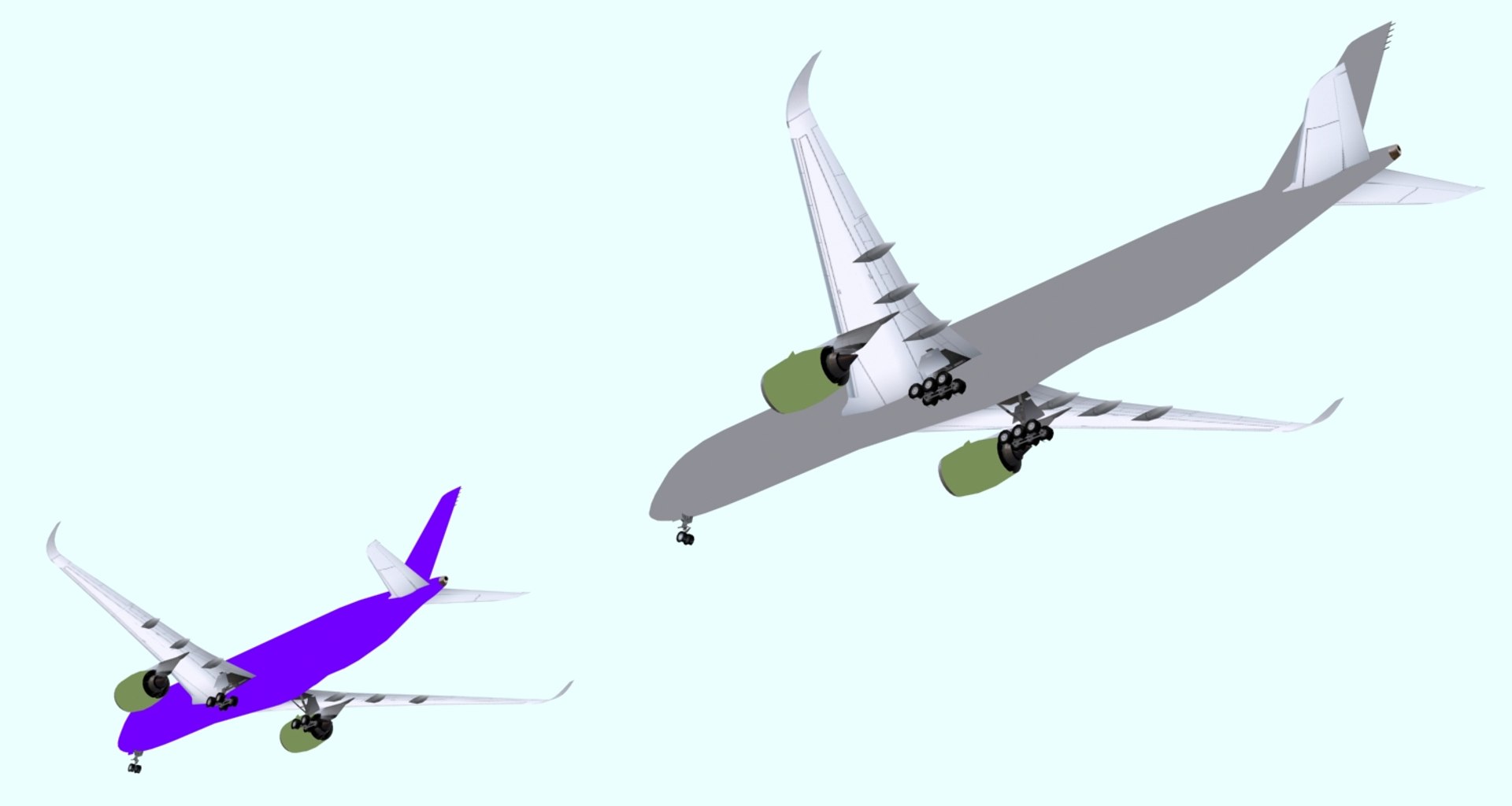 3D Airbus A350-900 A350-1000 A350 Model - TurboSquid 1468361