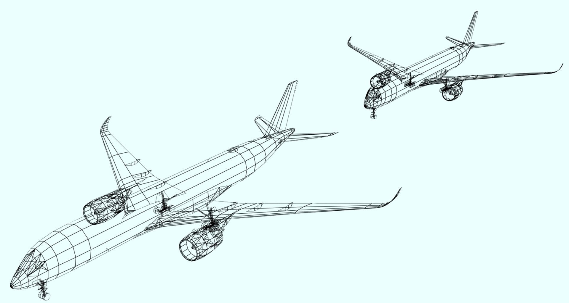 3D Airbus A350-900 A350-1000 A350 Model - TurboSquid 1468361