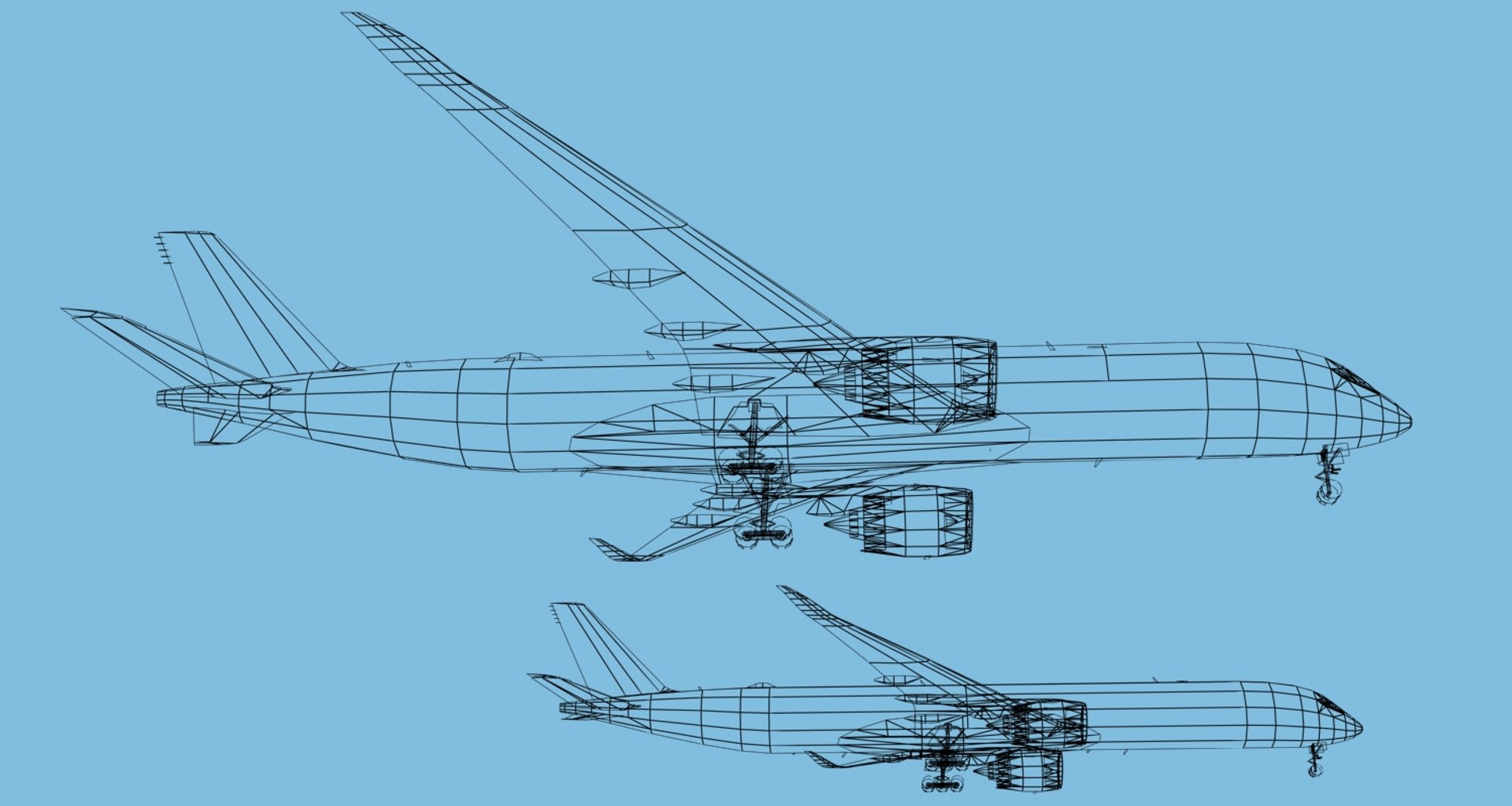 3D Airbus A350-900 A350-1000 A350 Model - TurboSquid 1468361