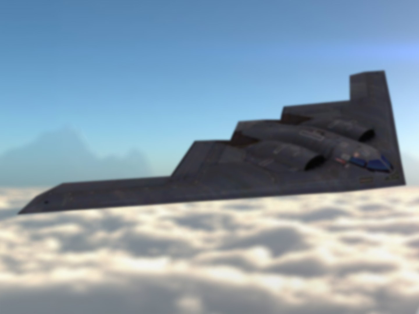 3d Model B-2 Spirit