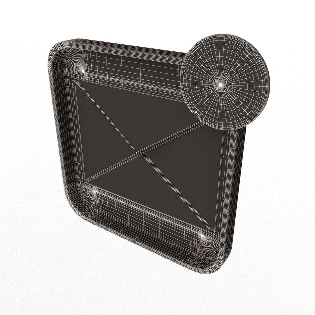 3D Model Email Notification Icon - TurboSquid 2026909