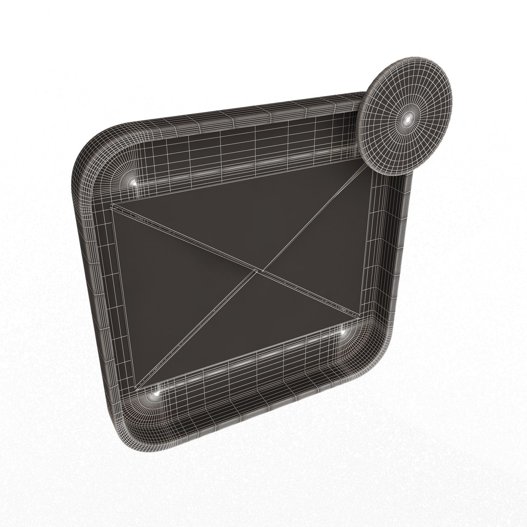 3D Model Email Notification Icon - TurboSquid 2026909