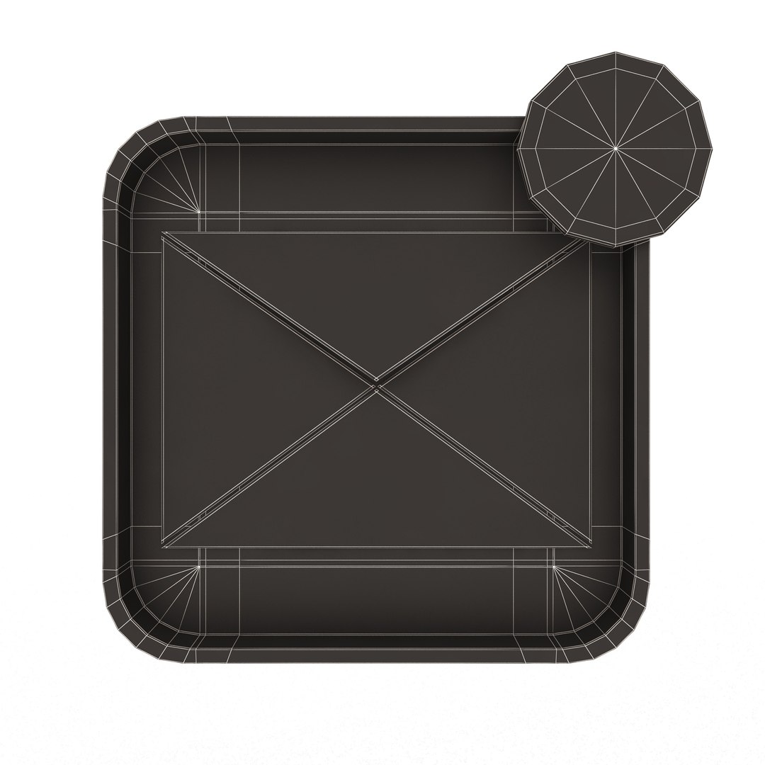 3D Model Email Notification Icon - TurboSquid 2026909