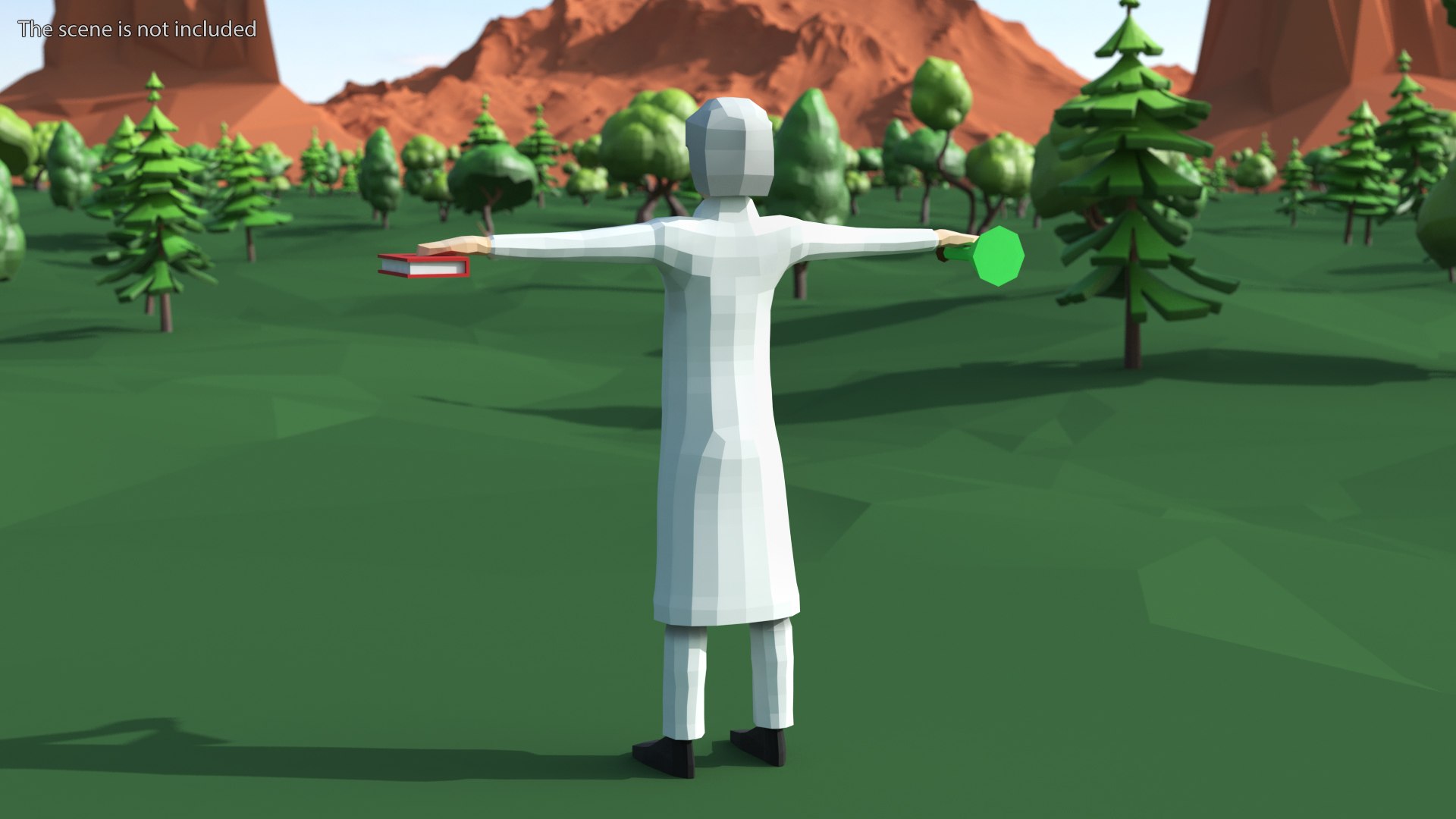 3D Scientist Low Poly Rigged - TurboSquid 2188921