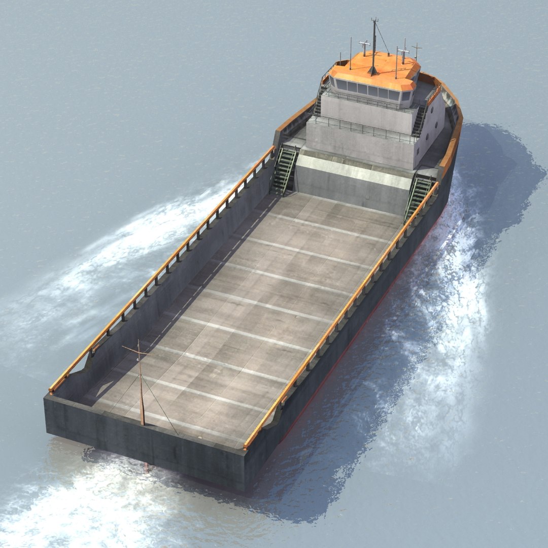 Platform Supply Vessel 3d Model