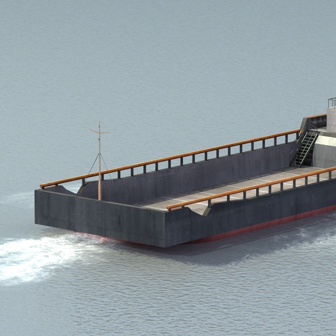 Platform Supply Vessel 3d Model
