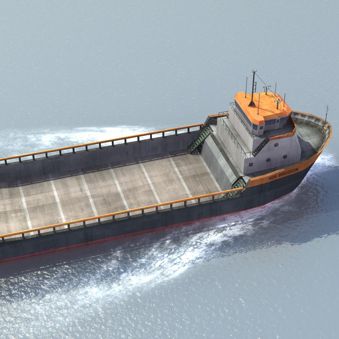 Platform Supply Vessel 3d Model