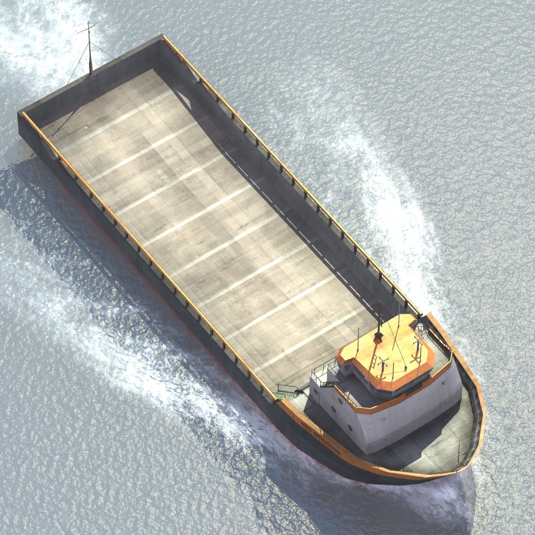 Platform Supply Vessel 3d Model
