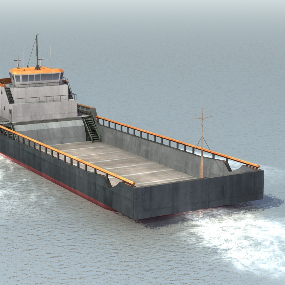 Platform Supply Vessel 3d Model