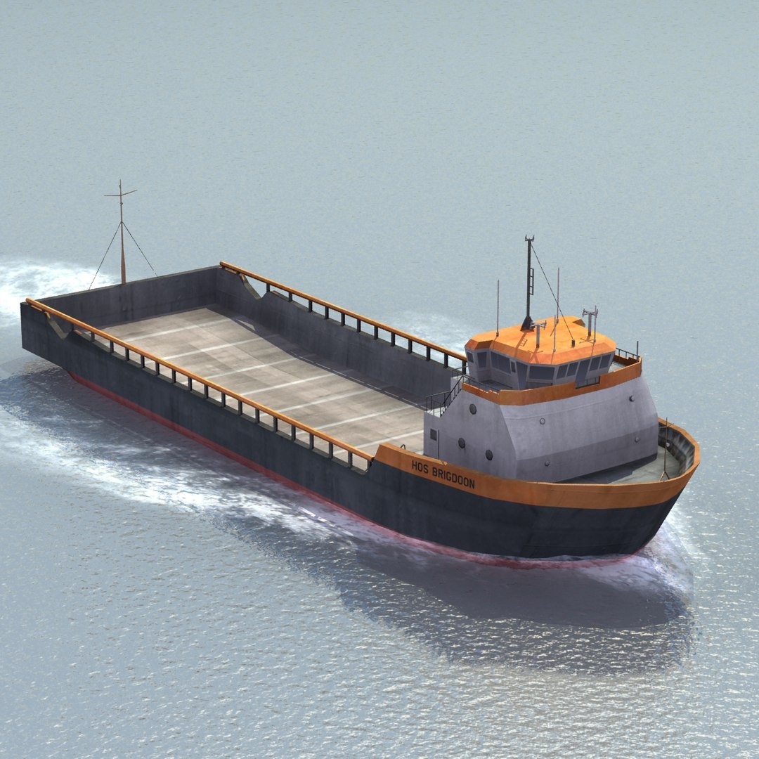 Platform Supply Vessel 3d Model