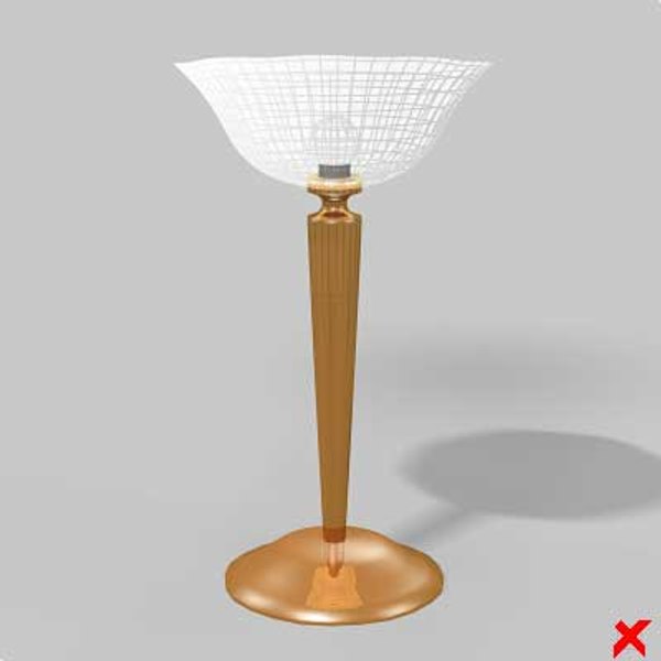 3d lamp table