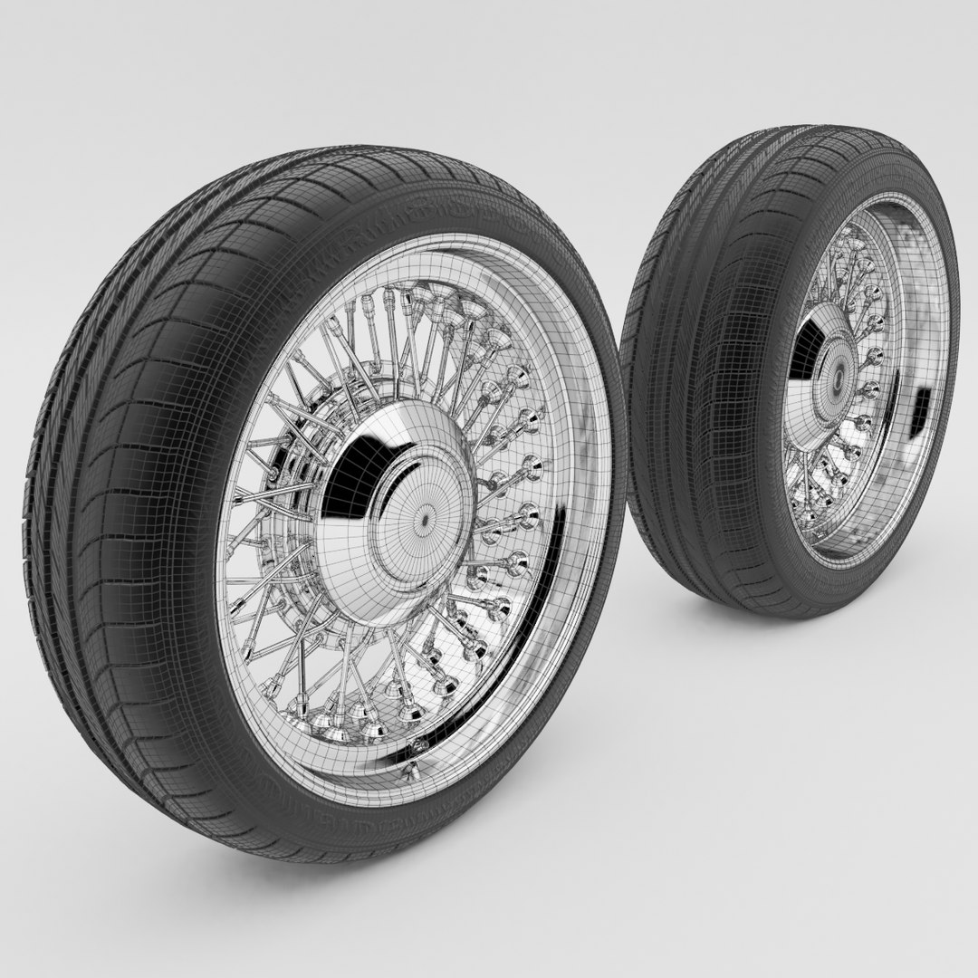 3D Car Wheels Model - TurboSquid 1831992