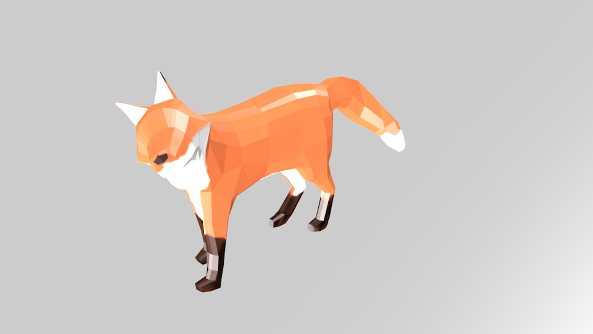 Fox Pepakura 3D Model - TurboSquid 1295854