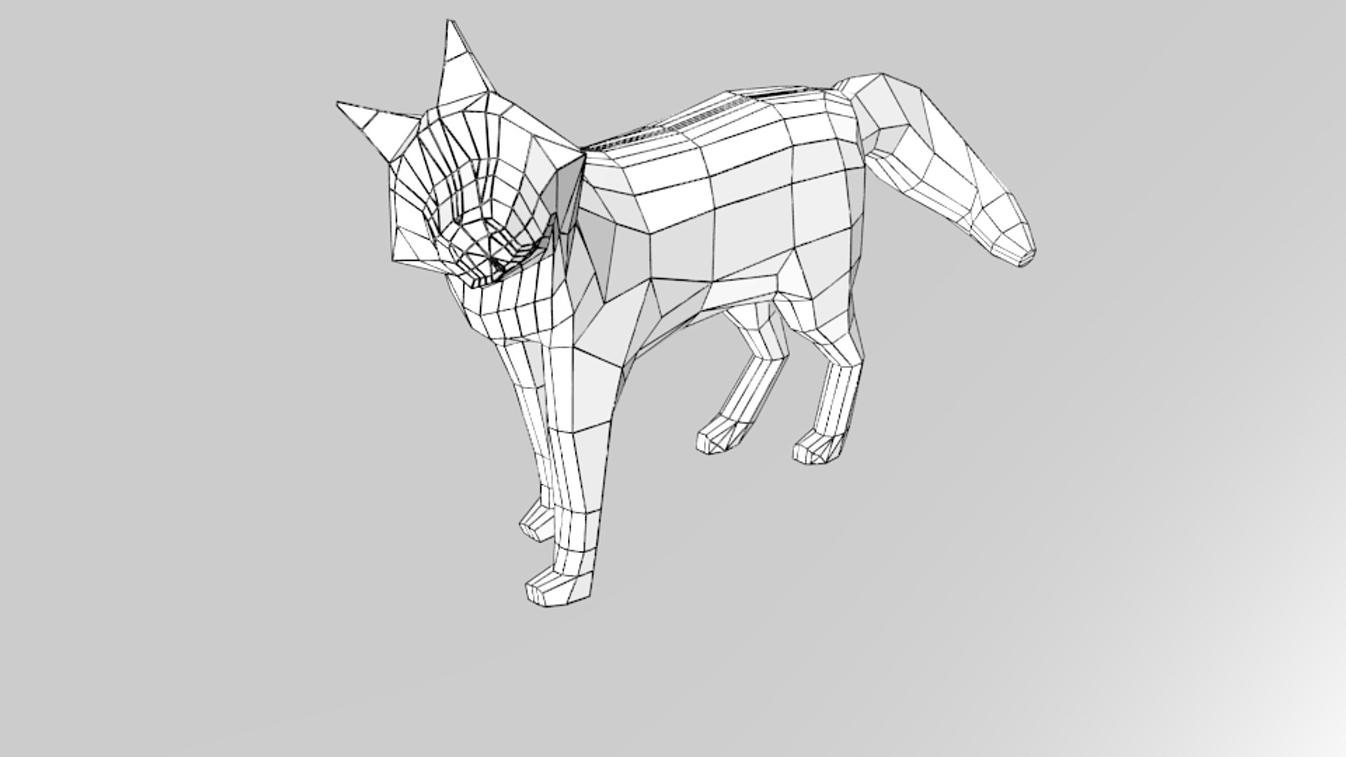 Fox Pepakura 3D Model - TurboSquid 1295854